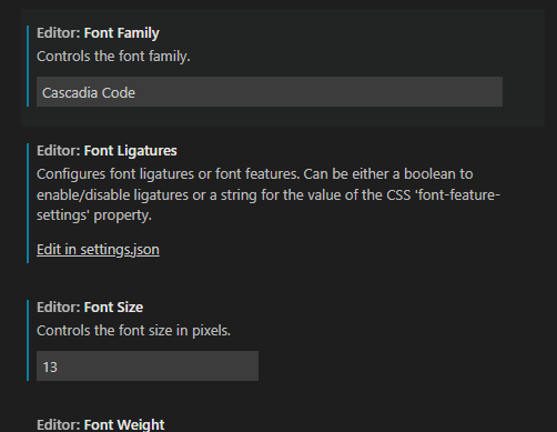 Terminal font automatically has large spacing and also default font is ...