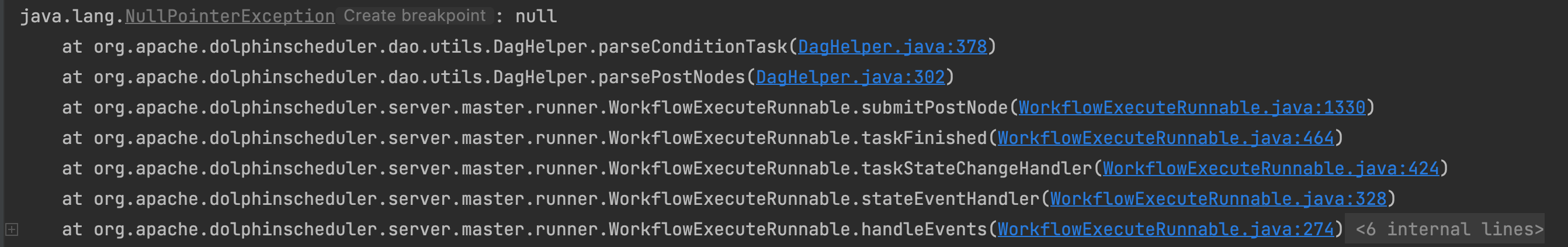 [Bug] [Master] workflow instance never stop because conditional task has no downstream task ...