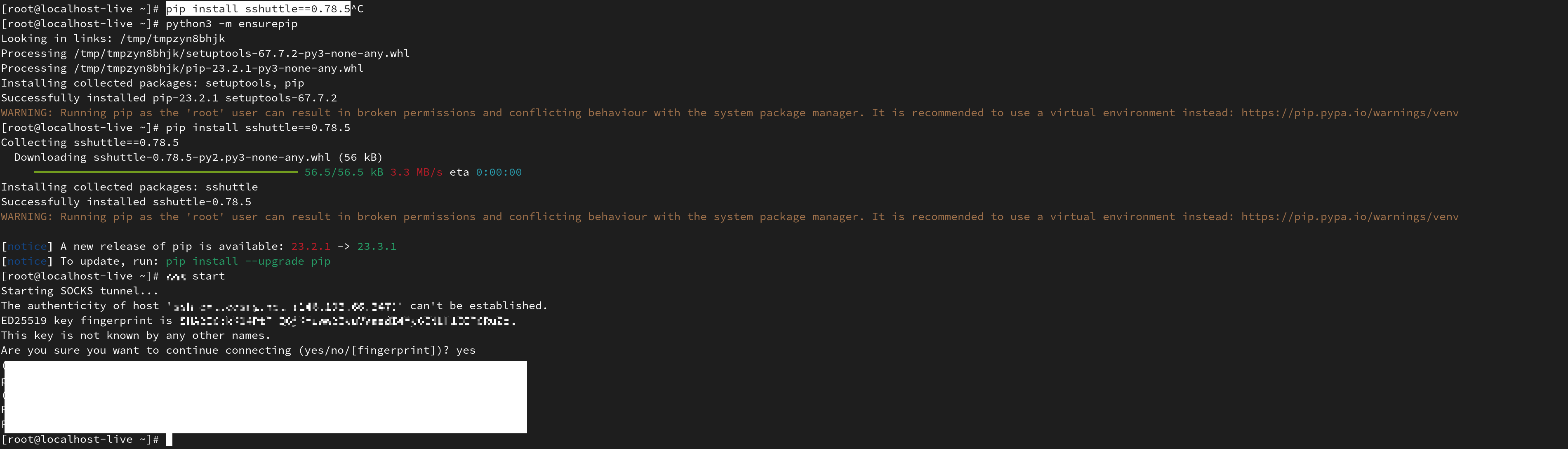 Terminal broken with python3.12 · Issue #909 · sshuttle/sshuttle · GitHub