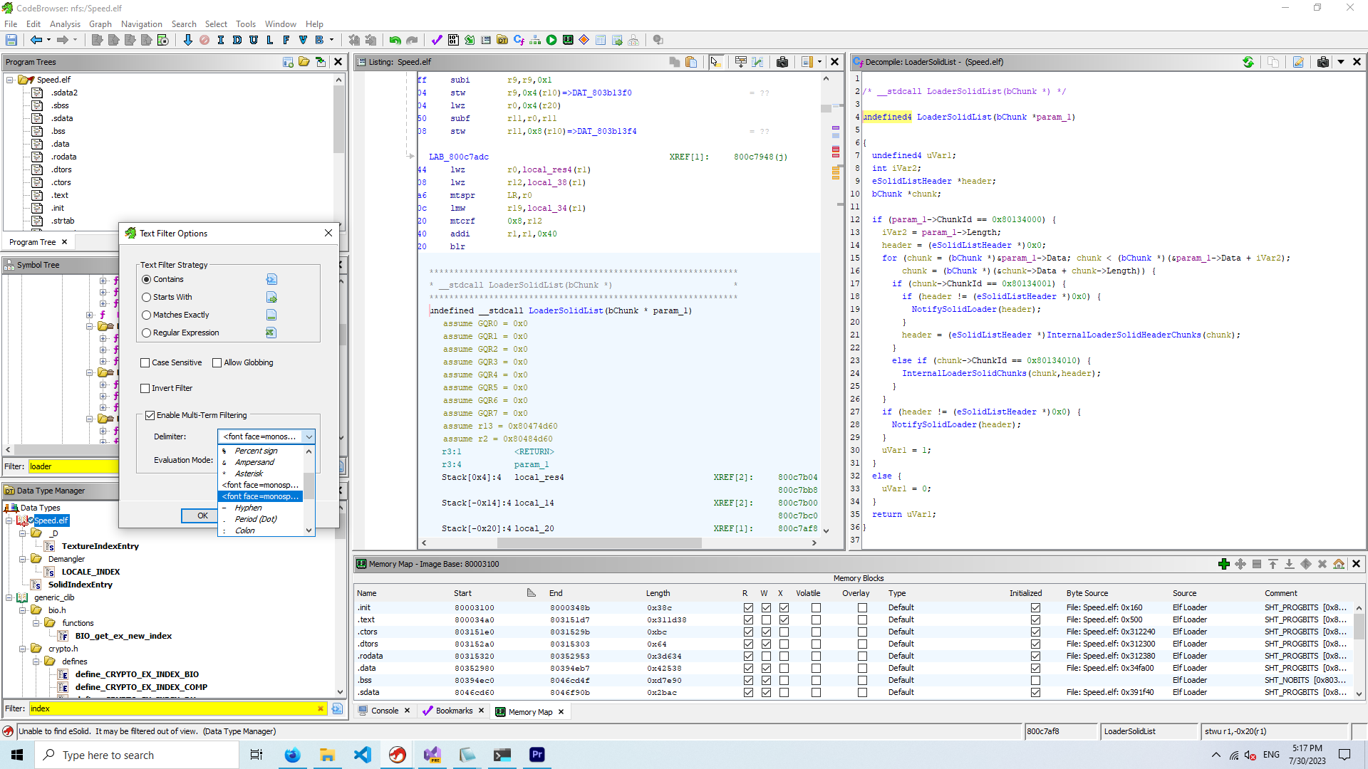 Wrong Text Filter Delimiter Name On Hover · Issue 5614 · Nationalsecurityagencyghidra · Github