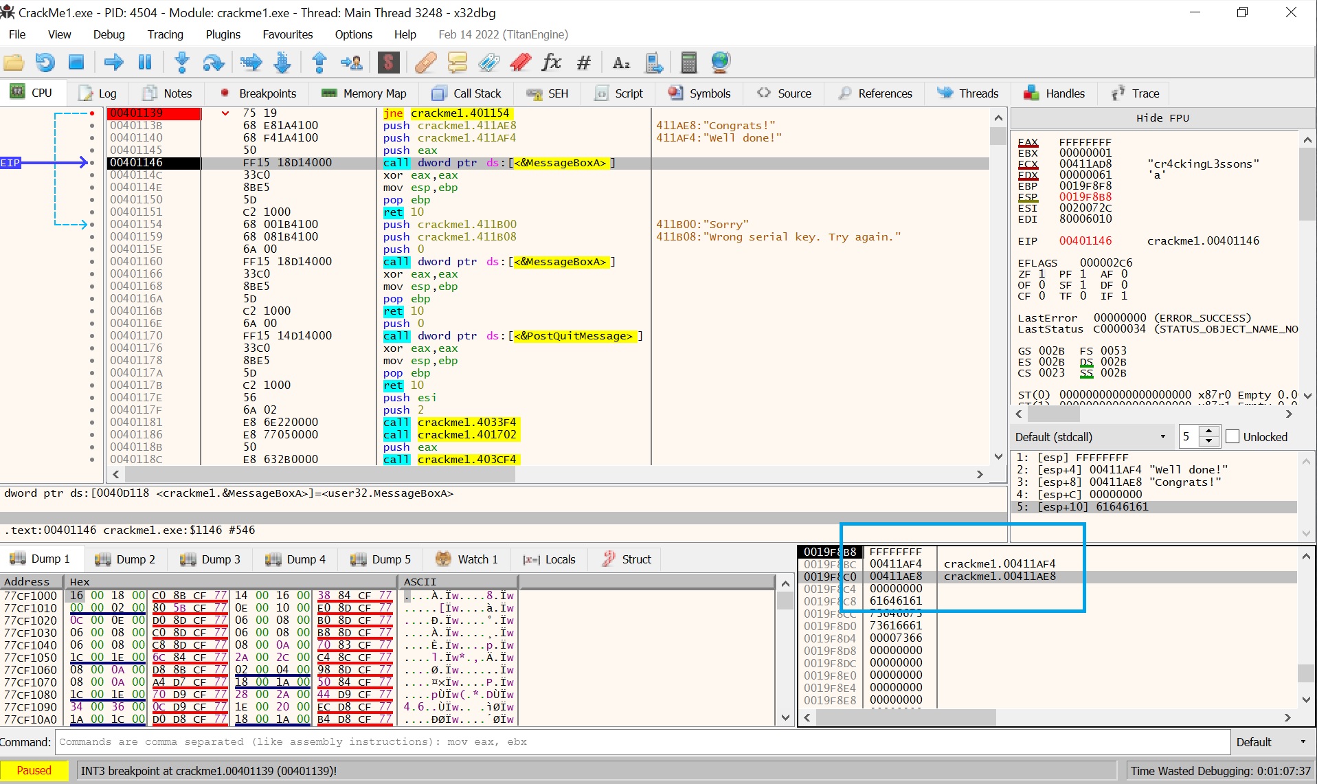 Stack Window not showing ASCII characters · Issue #2835 · x64dbg/x64dbg · GitHub