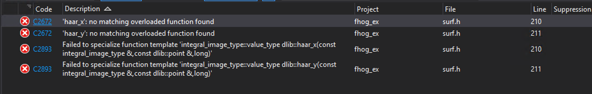 Issue with compute_surf_descriptor · Issue #1779 · davisking/dlib · GitHub