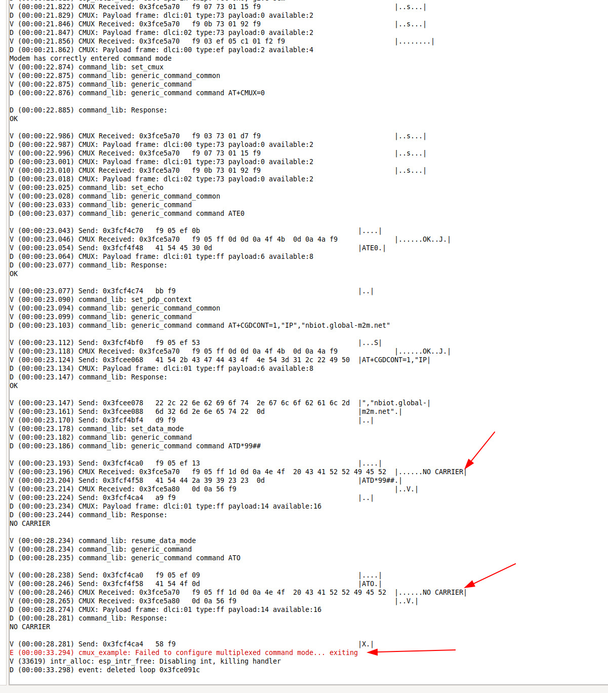 Enter CMUX, Leave CMUX, Enter CMUX again (IDFGH-8551) · Issue #167 · espressif/esp-protocols ...