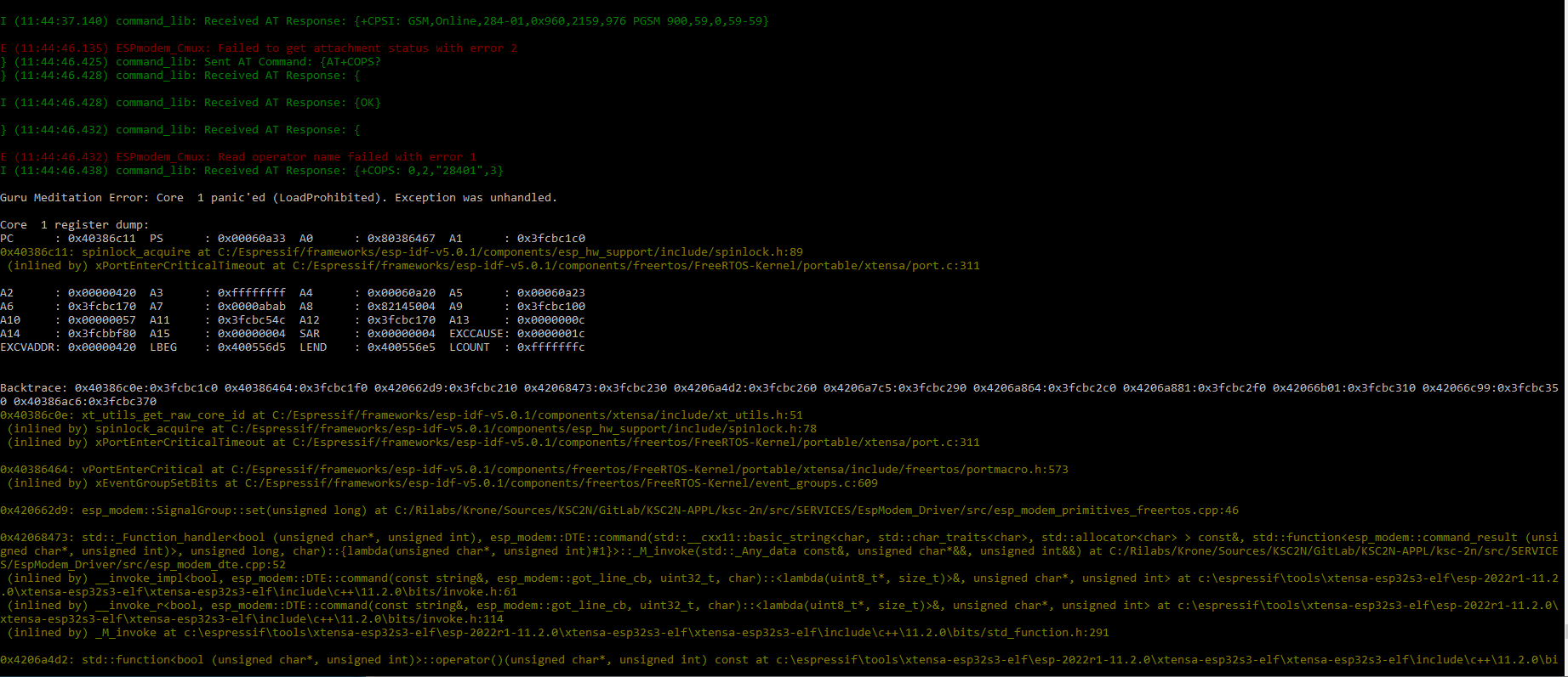 The connection to MQTT Backend is not working when trying to use mutual TLS connection (IDFGH ...
