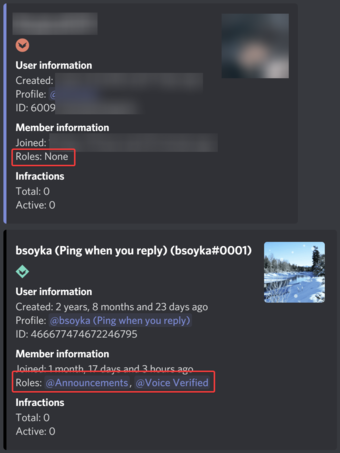 Don't consider colorless roles for the `!user` embed color · Issue ...