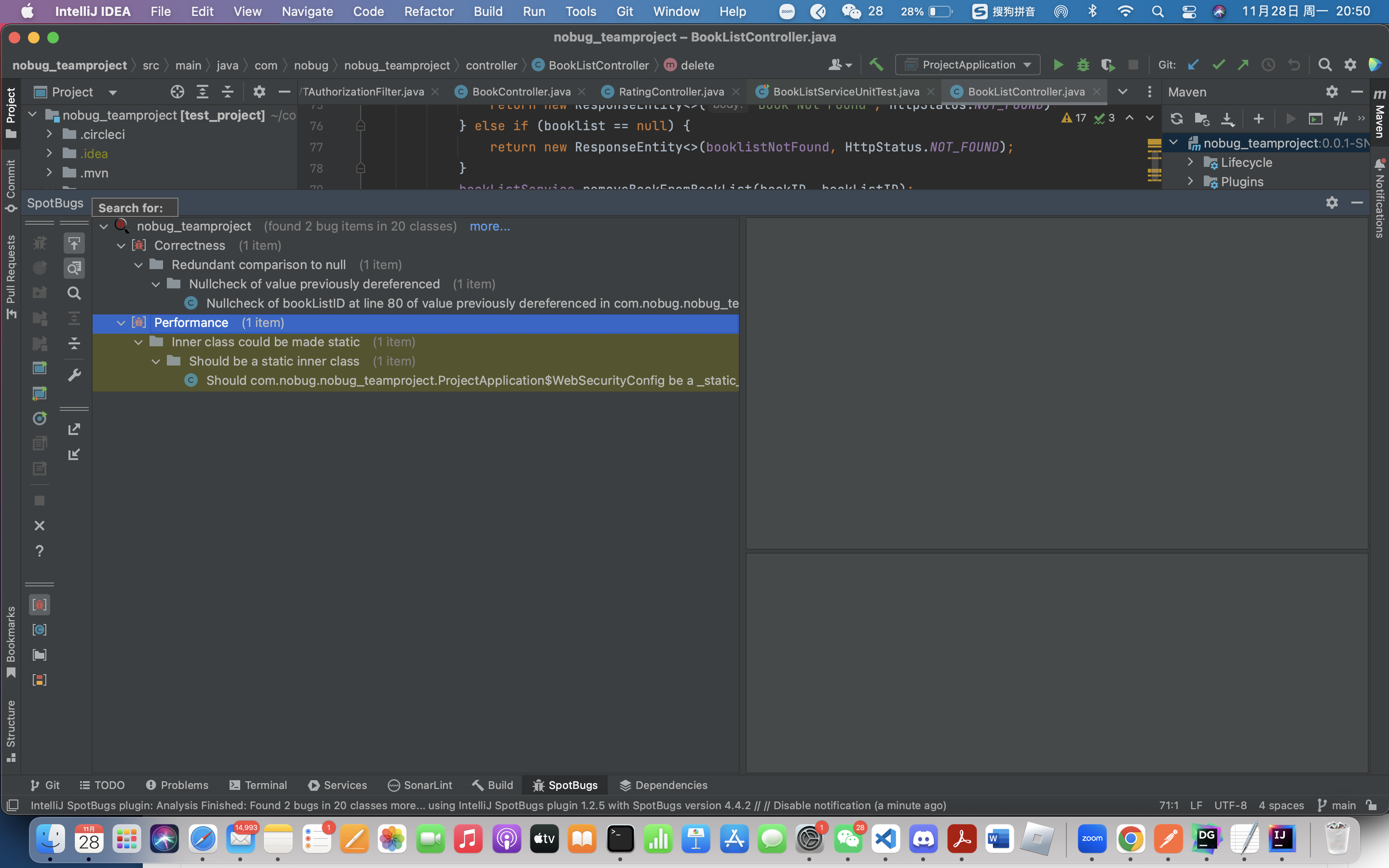 GitHub - aiurvia/nobug_teamproject