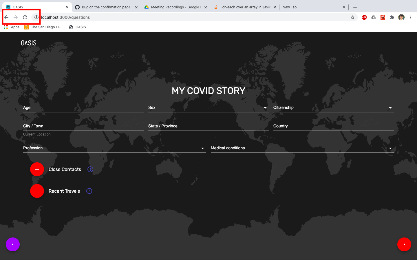 Bug on the confirmation page · Issue #191 · instedd/oasis · GitHub