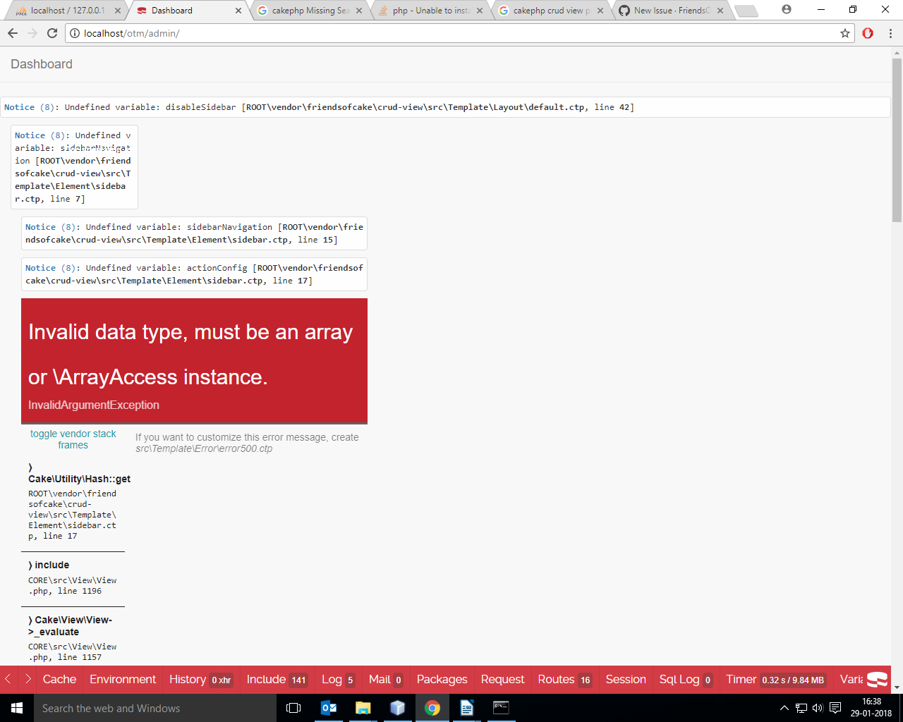 Notice (8): Undefined variable: disableSidebar · Issue #230 · FriendsOfCake/crud-view · GitHub