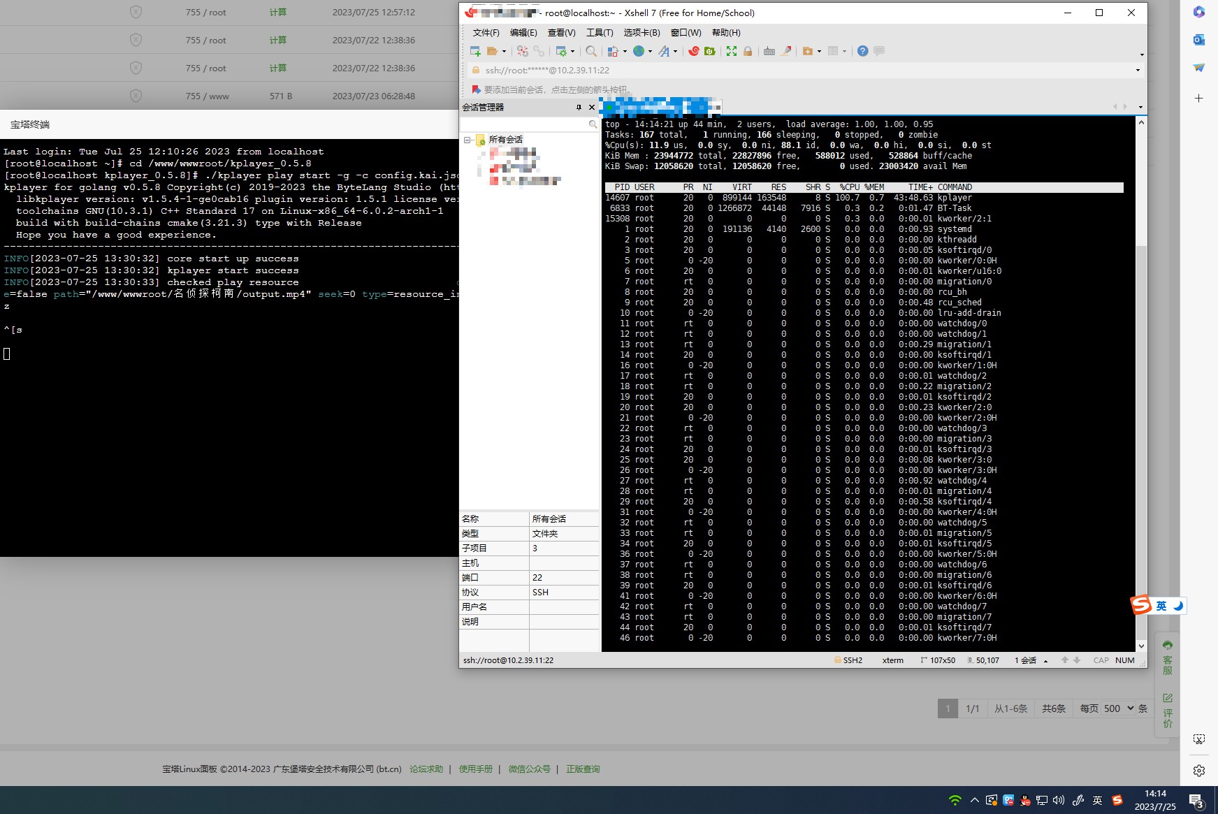 28分钟的视频生成缓存已经用了40多分钟，还没完成。缓存文件一直是0 · Issue #123 · bytelang/kplayer-go · GitHub