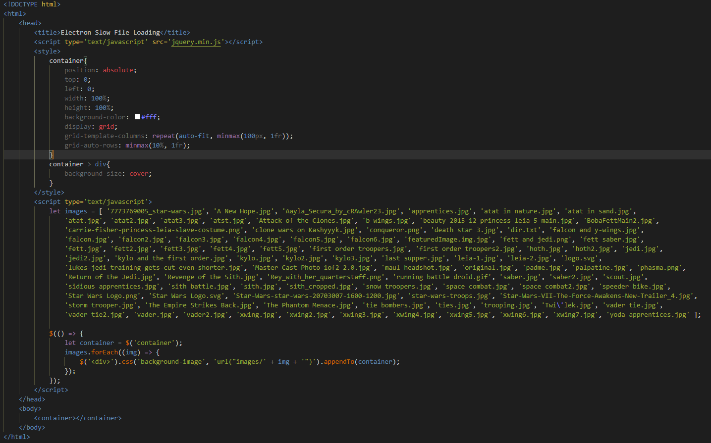 Electron Slow Loading Of Many Dynamically Added Images In Html Webpage · Issue 21310 · Electron 6827