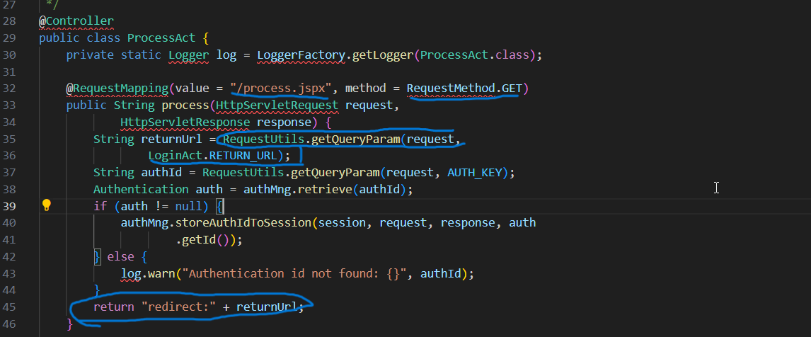 Vulnerability Report Unvalidated Open Redirection In Processactjava · Issue 4 · Fugecms 