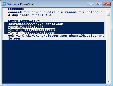 GitHub - jdgregson/sshmgr: A text-based GUI SSH connection manager for PowerShell.