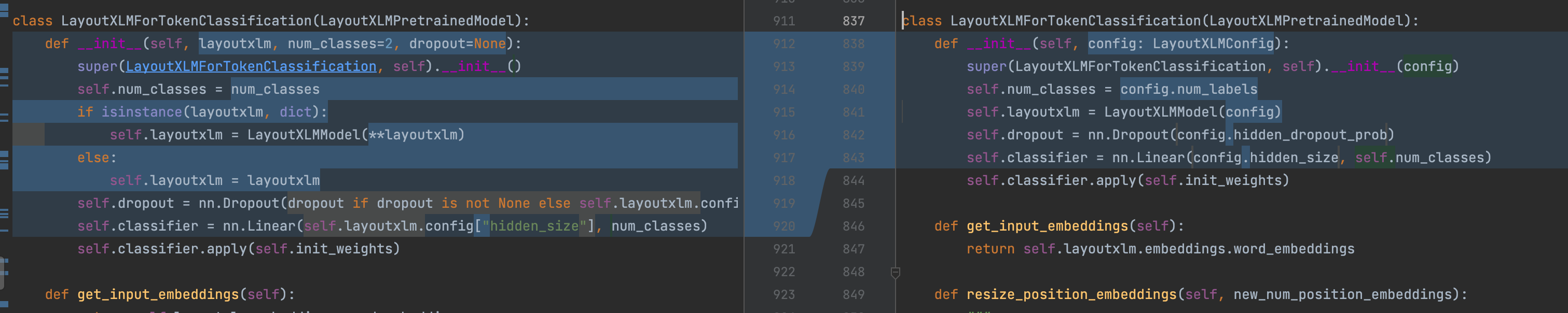 Error when training the KIE model vi_layoutxlm unexpected keyword argument 'num_classes' for ...