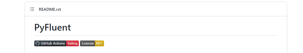 Problem with GitHub Actions button · Issue #262 · ansys/pyfluent · GitHub