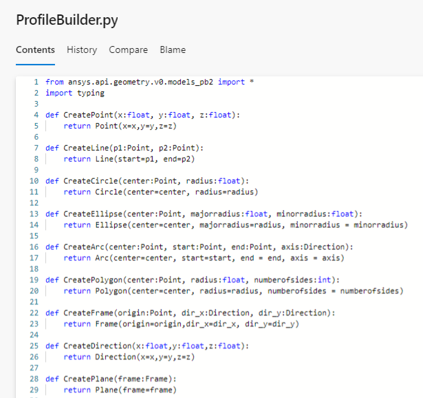 Classes To Prototype · Issue 13 · Ansys Pyansys Geometry · Github