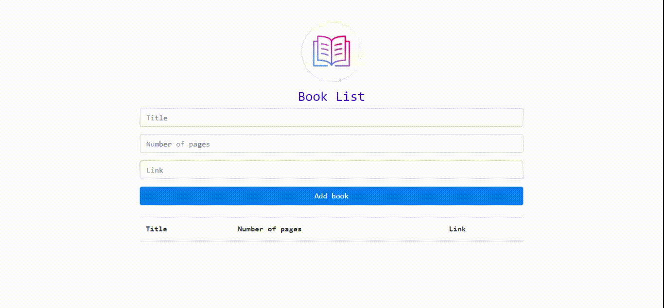GitHub - Djadweb/Book-List