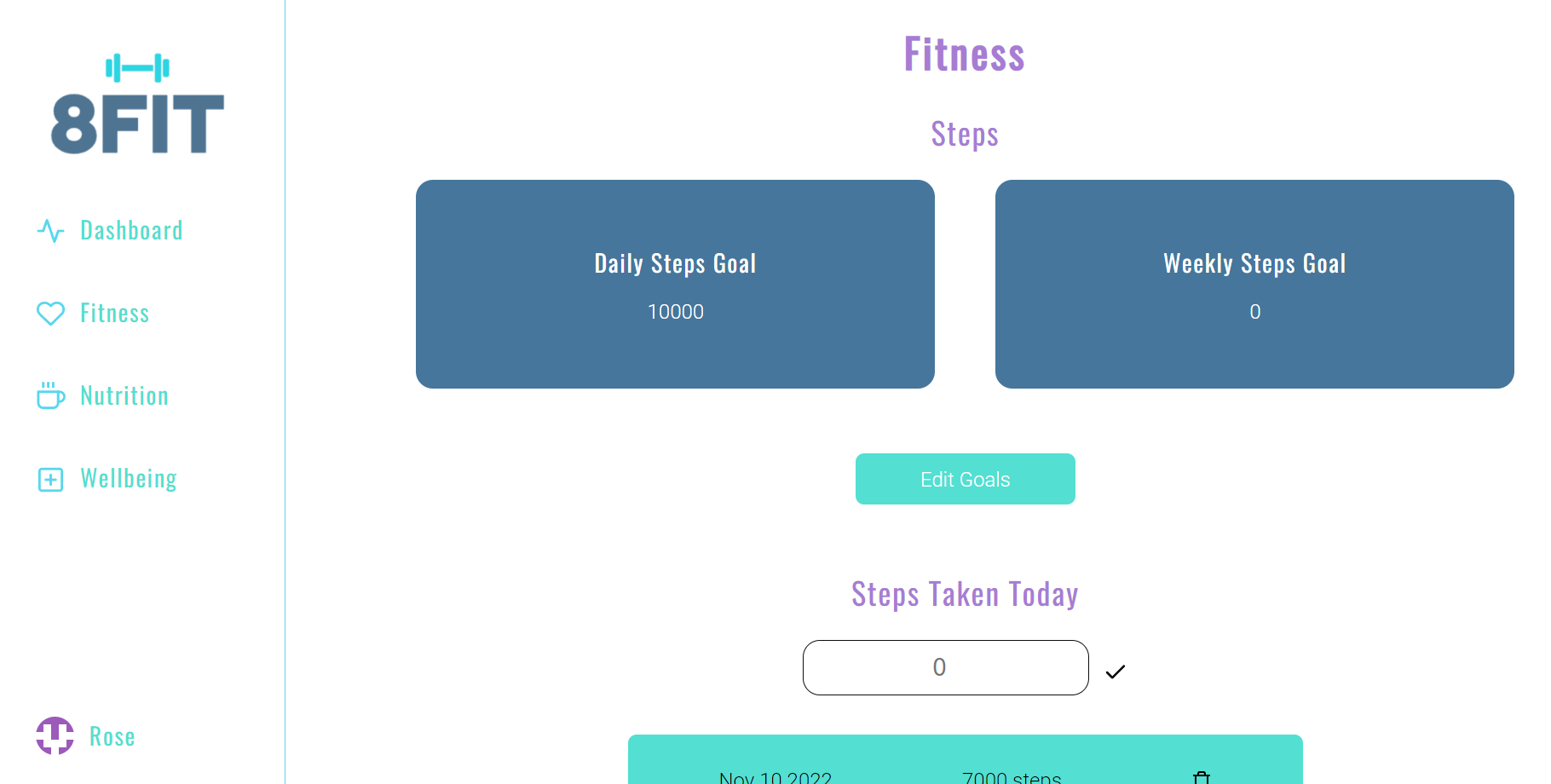 GitHub - cate-k/8Fit: 8Fit is a DApp that combines the features of a ...