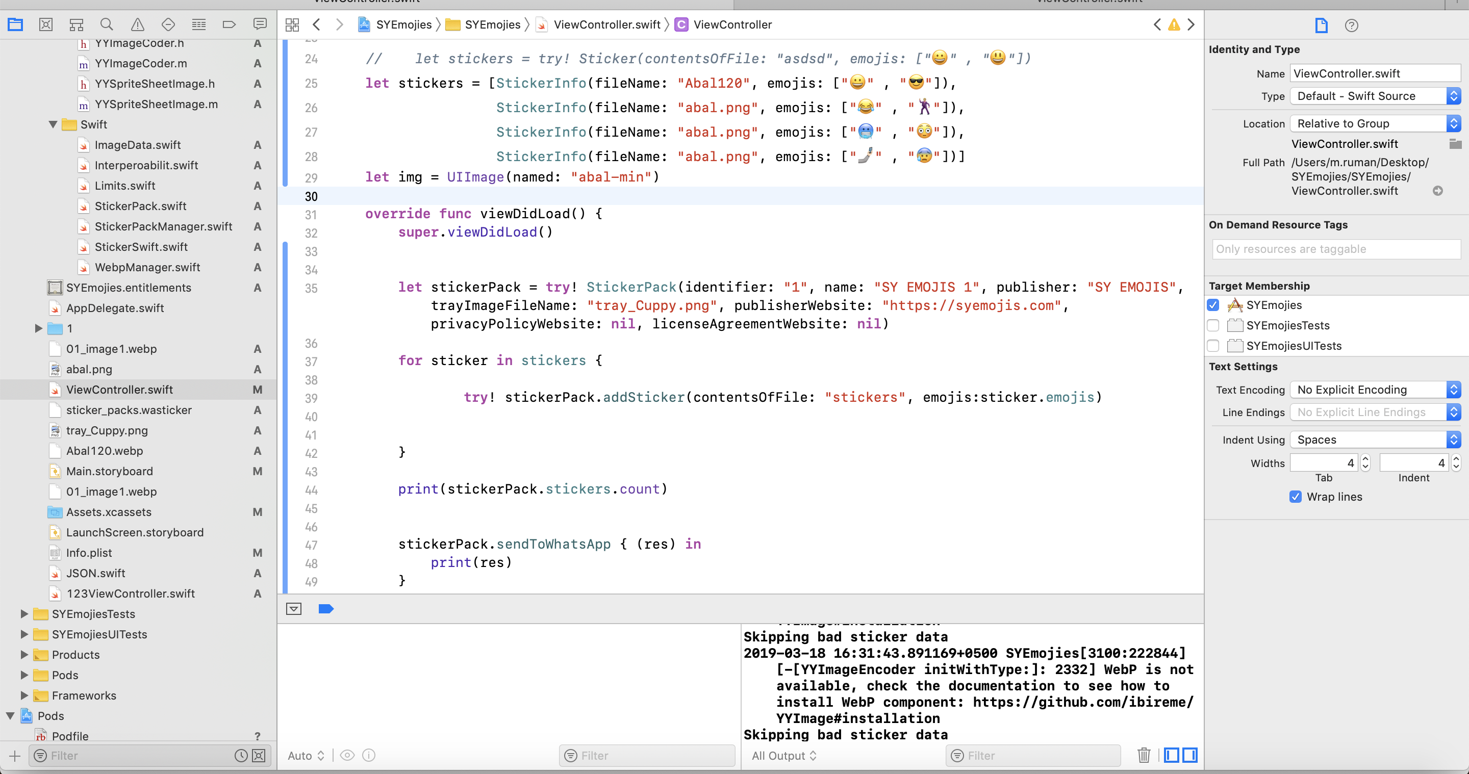when added to whatsapp the number of sticker in this pack isn't between ...