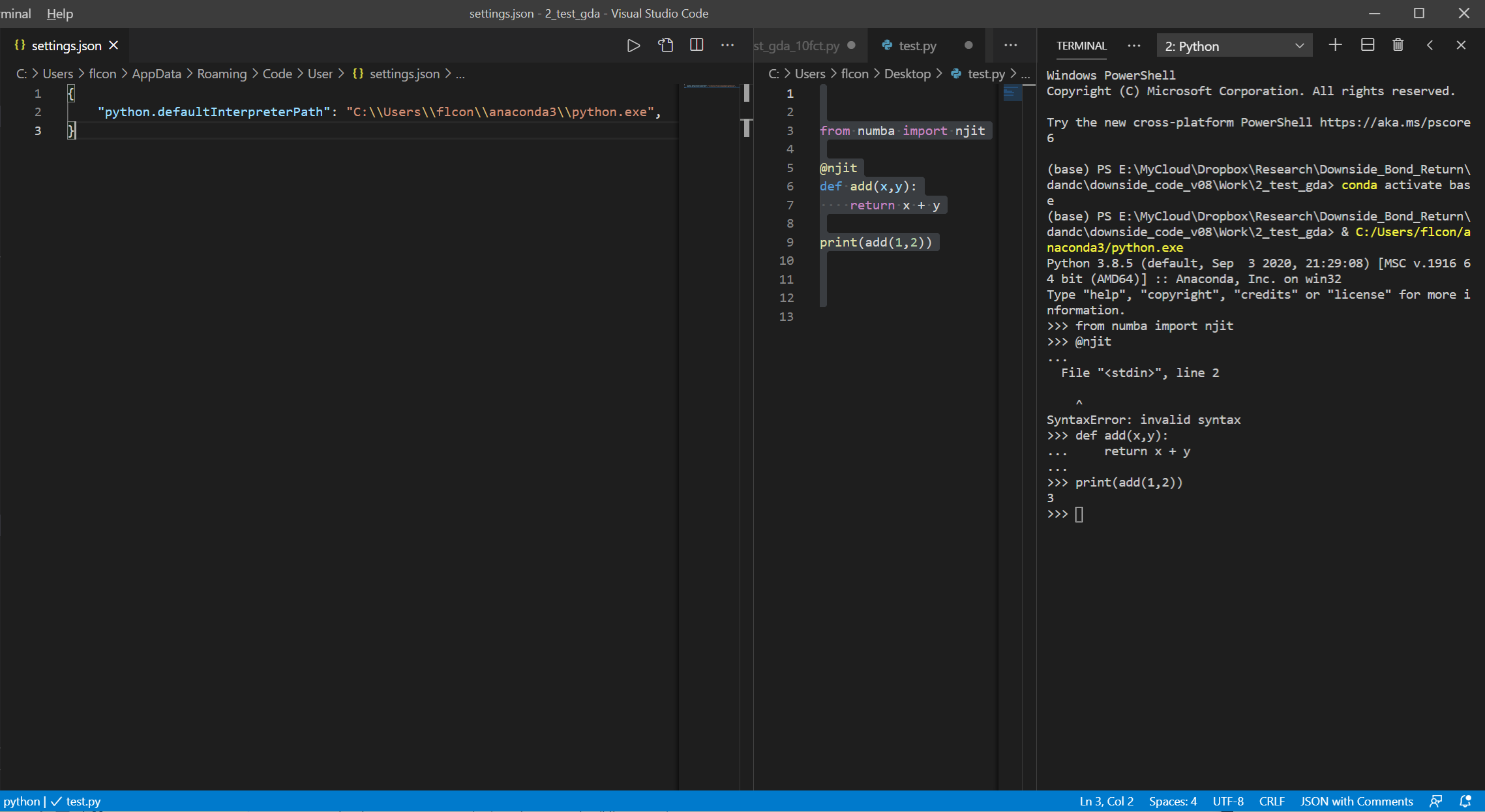 "Run Selection" does not handle decorators properly. · Issue #15058 ...