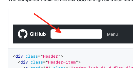 Add dark Header-input component · Issue #1481 · primer/css · GitHub