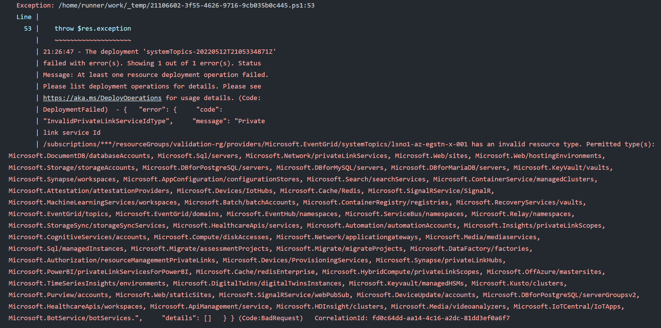 [Bug Report]: EventGrid System Topics can't use private endpoints · Issue #1386 · Azure ...