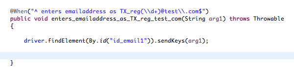Getting warning in the feature file -"Step does not have a matching glue code" · Issue #257 ...