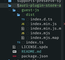 d.ts is not included · Issue #76 · tauri-apps/plugins-workspace · GitHub