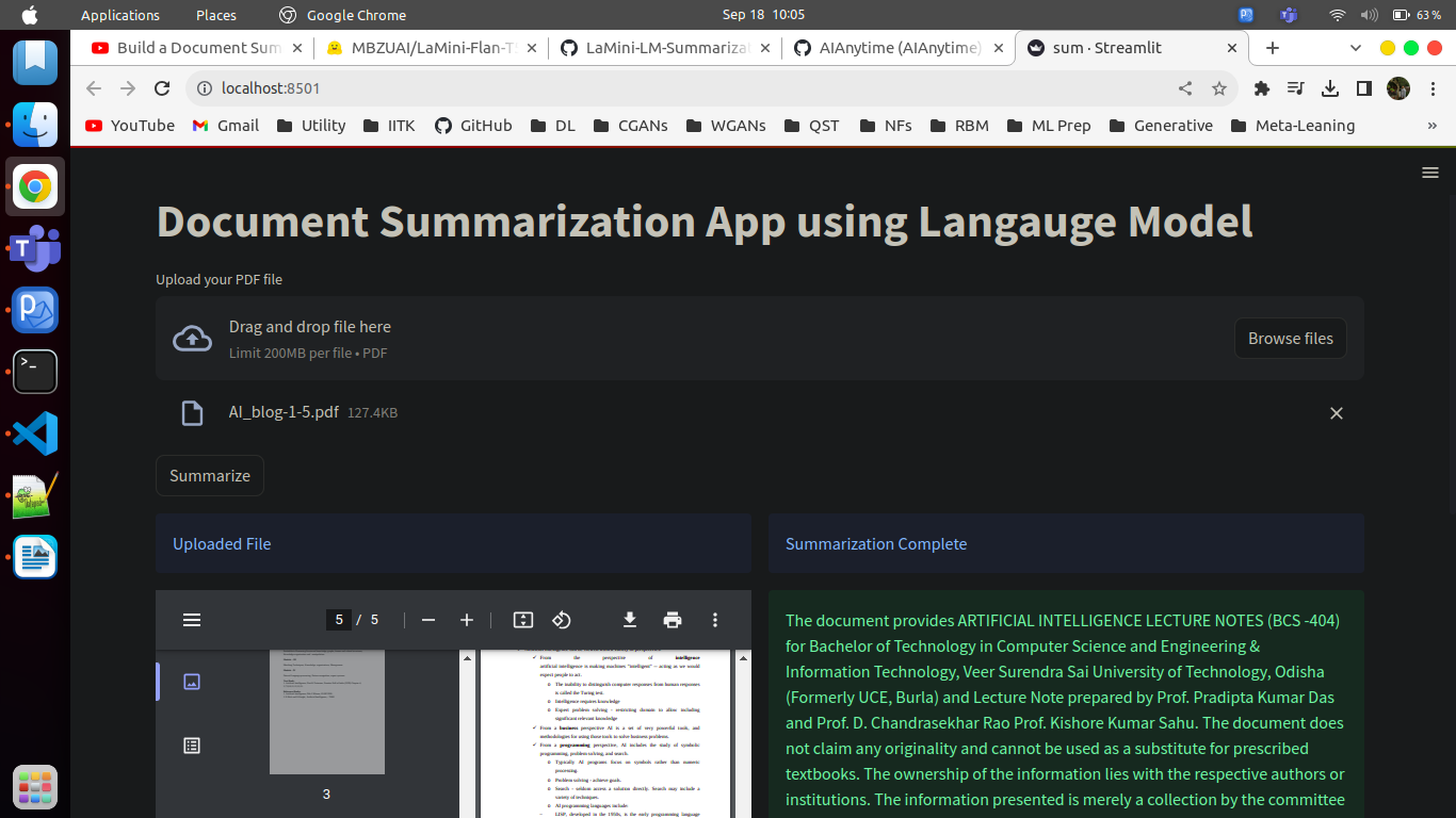 GitHub - Abhisandy/GEN_AI_Document_Summarization