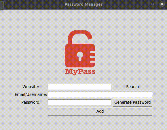 Github Portoduque Password Manager Gui This Project Is A Password