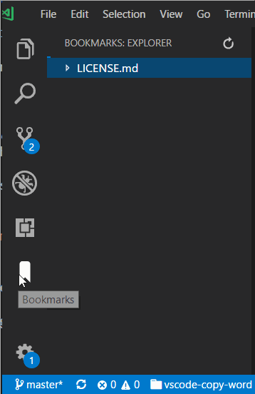 Bookmarks: Explorer not working · Issue #127 · alefragnani/vscode-bookmarks · GitHub