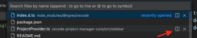Add support to "inline commands" on QuickPick · Issue #96147 · microsoft/vscode · GitHub