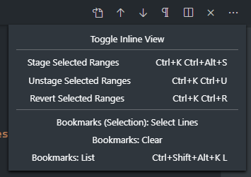Editor / Context menu (more actions...) items are displayed center, not left-aligned · Issue ...
