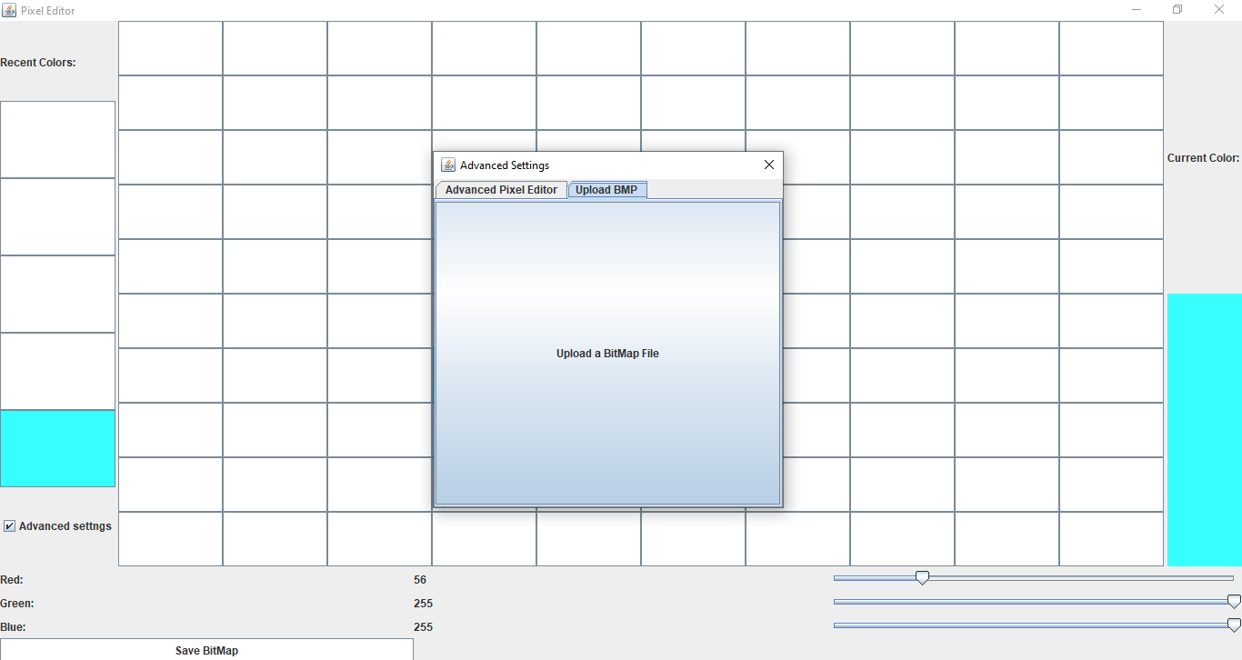 GitHub - SantaRodrig/pixelEditor: Created a pixel editor to make ...