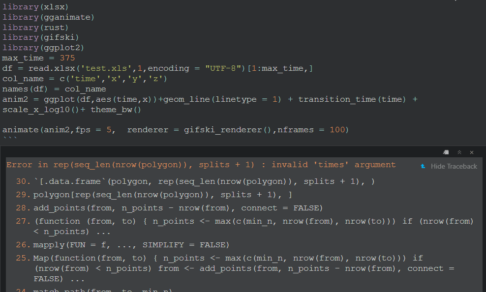 geom_polygon error - invalid 'times' argument · Issue #206 · thomasp85/gganimate · GitHub