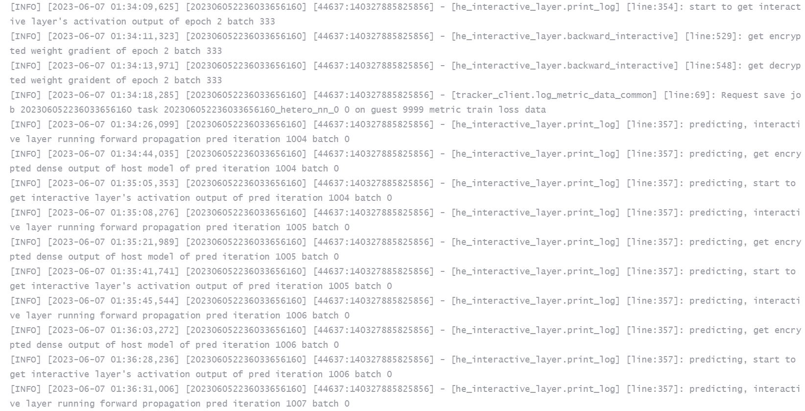 hetero nn加了验证集，每一轮(334个batch)训练结束之后验证集预测从iter 0 batch0一直到iter 333 batch0,请问这个什么意思？ · Issue #4903 ...