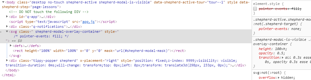 Option for mask hole to cover selected element · Issue #449 · shipshapecode/shepherd · GitHub