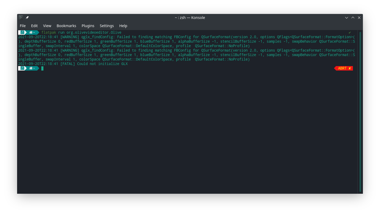 Build Could Not Initialize Glx · Issue 1748 · Olive Editorolive · Github 