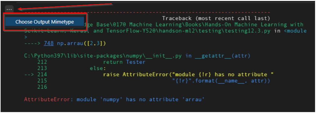 Cannot Copy Error Messages in Interactive Output, Need to change MimeType · Issue #135211 ...