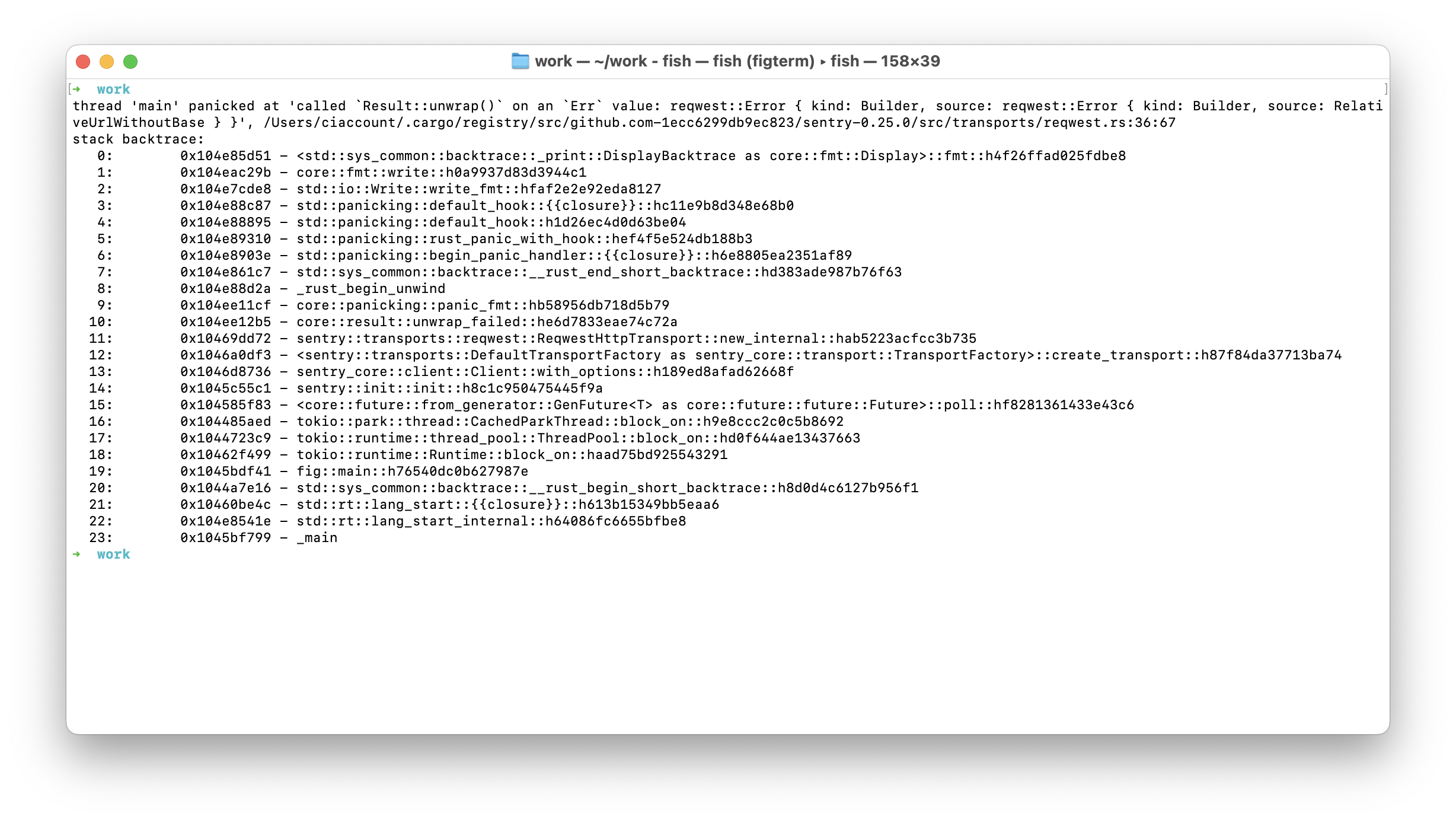 thread 'main' panicked at 'called `Result::unwrap()` · Issue #1122 · withfig/fig · GitHub