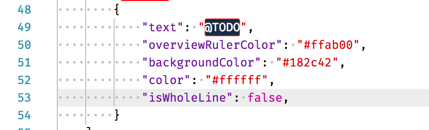 Color For Whitespace Characters · Issue 84 · Wayouvscode Todo Highlight · Github 