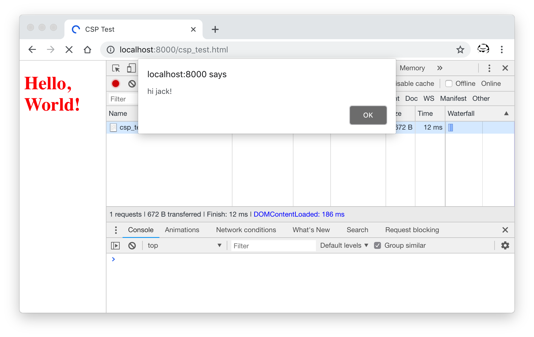 Content Security Policy CSP 