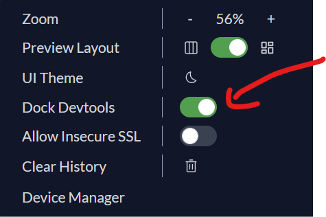 "Dock DevTools" not working when right clicking --> Inspect · Issue #809 · responsively-org ...