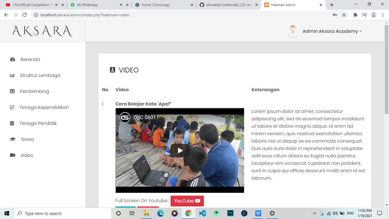 GitHub - elkodedy/aksara: Salah satu tugas kuliah, saat itu kami diminta untuk membuat sistem ...