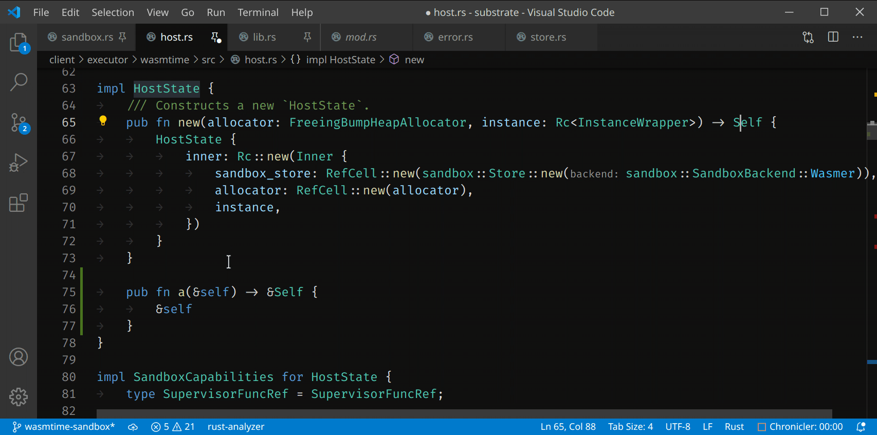 `self` Span Is Incorrect · Issue 3887 · Rust Langrust Analyzer · Github