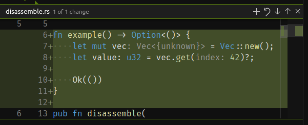 Inline type hints do not play well with inline variable fix · Issue #3008 · rust-lang/rust ...