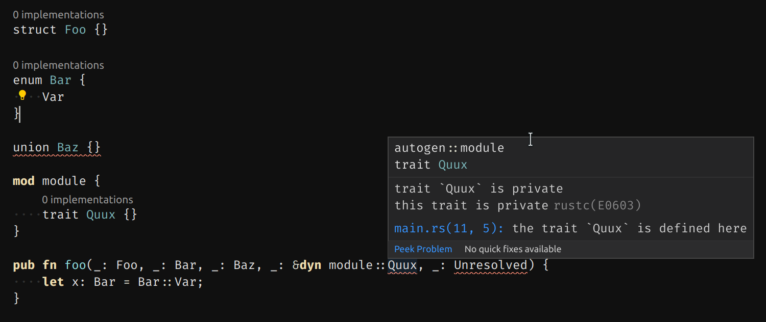 Old highlighting system does not highlight types and variable declarations · Issue #3455 · rust ...