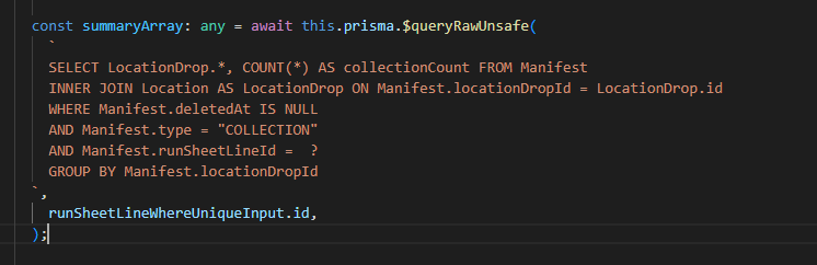 Type Issue In Prisma Query · Issue 18417 · Prisma Prisma · Github