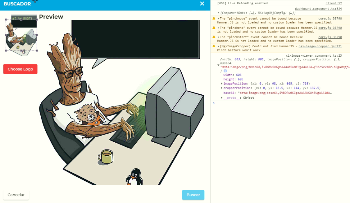 The cropper image shrinks when moves the cropper · Issue #320 · Mawi137 ...