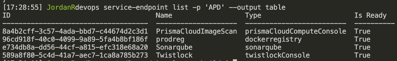 az devops service-endpoint does not list all endpoints · Issue #18052 ...