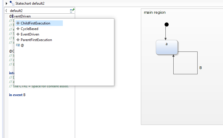 display content assist documentation for annotations and entry/exit points · Issue #2356 ...